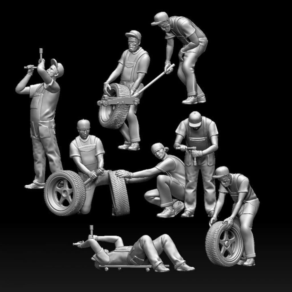 MM1070 Garage Mechanic 3| Scale 3D