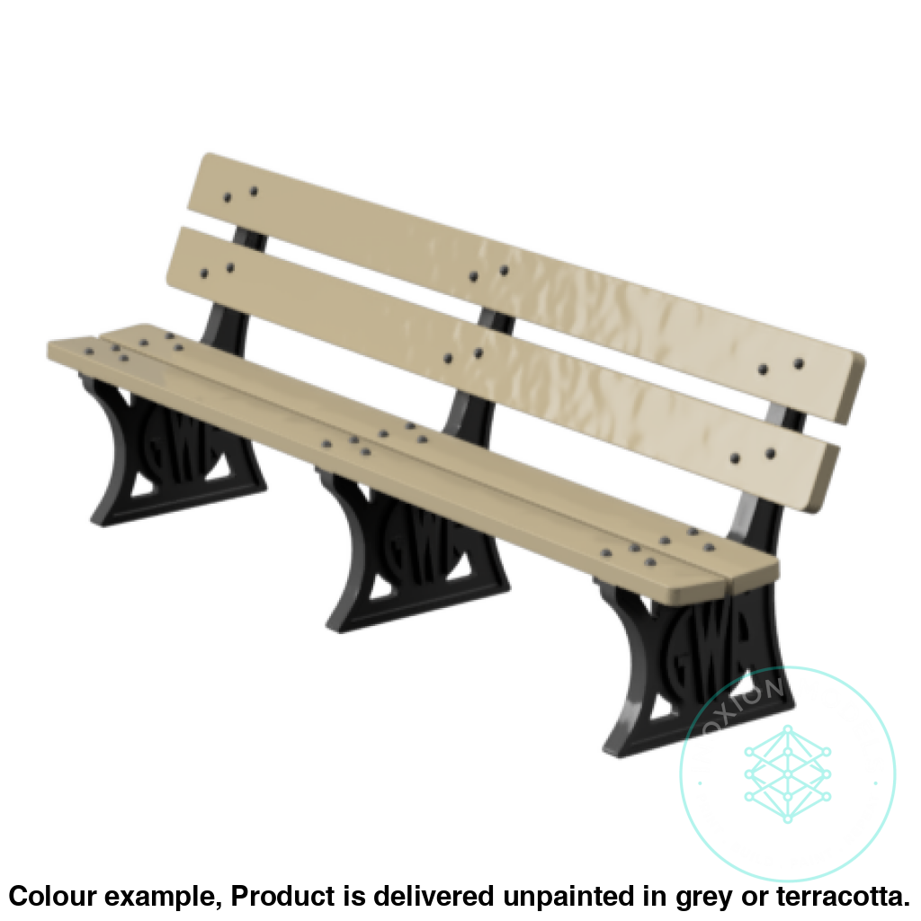 BO602A – GWR 8ft Platform Benches G Scale| Scale 3D