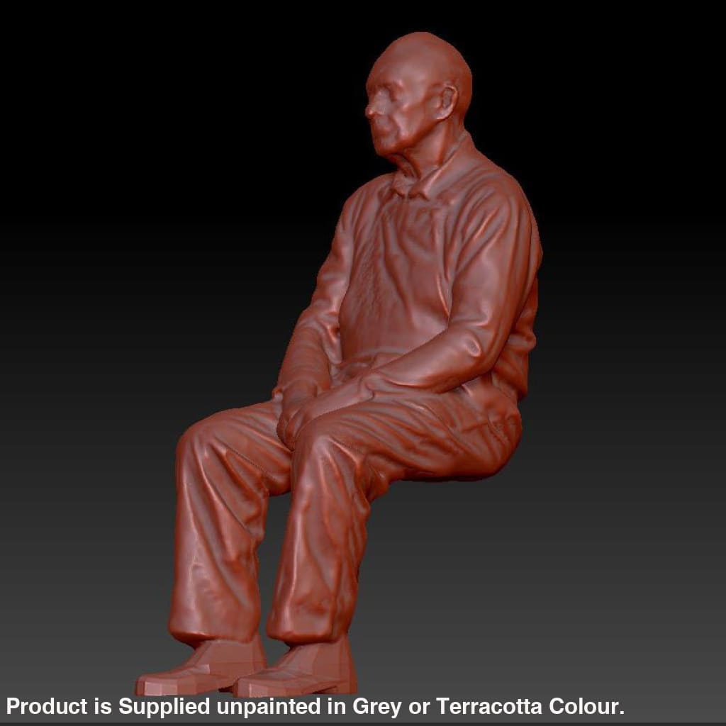 DSP181 Male Sitting| Scale 3D