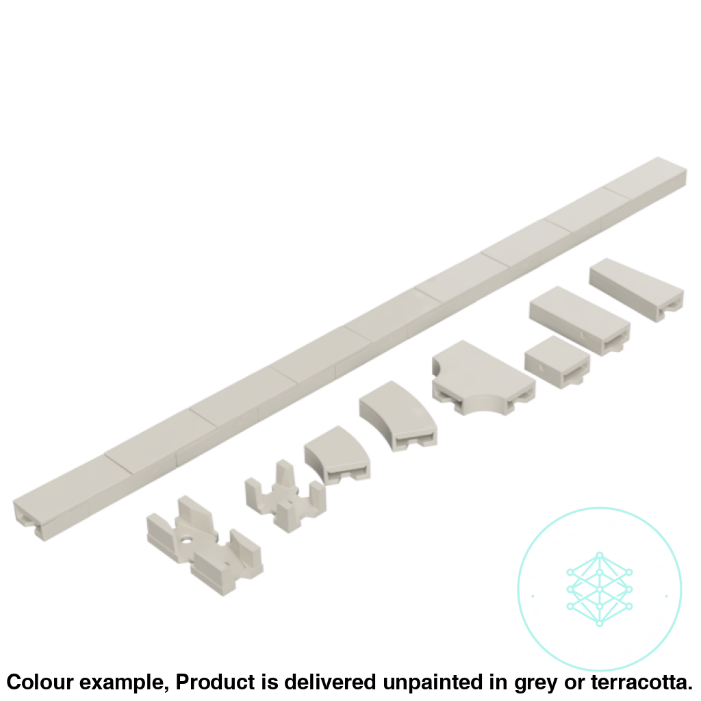 FO607B – Wide Concrete Cable Channels OO/HO Scale| Scale 3D