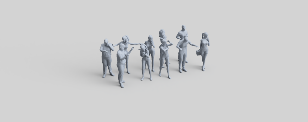 FR013 Standing Figure Pack 13| Scale 3D