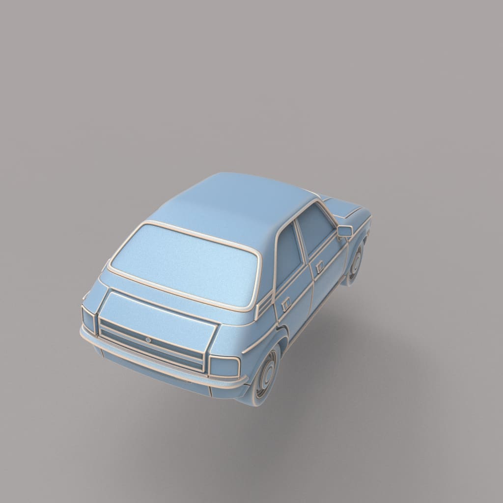 Iconic Cars of The 80's - Austin Allegro| Scale 3D