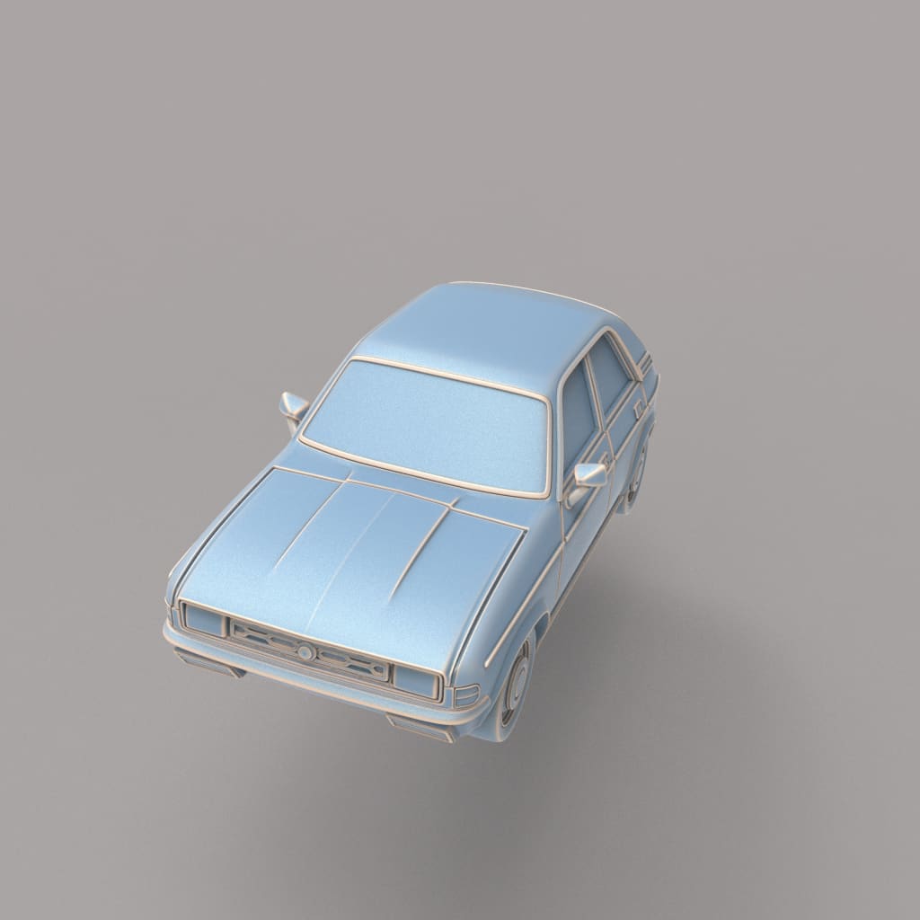 Iconic Cars of The 80's - Austin Allegro| Scale 3D