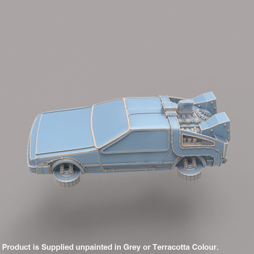 Iconic Cars of The 80's - Delorean - Flying| Scale 3D