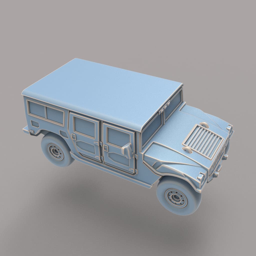 Iconic Cars of The 80's - Hummer| Scale 3D