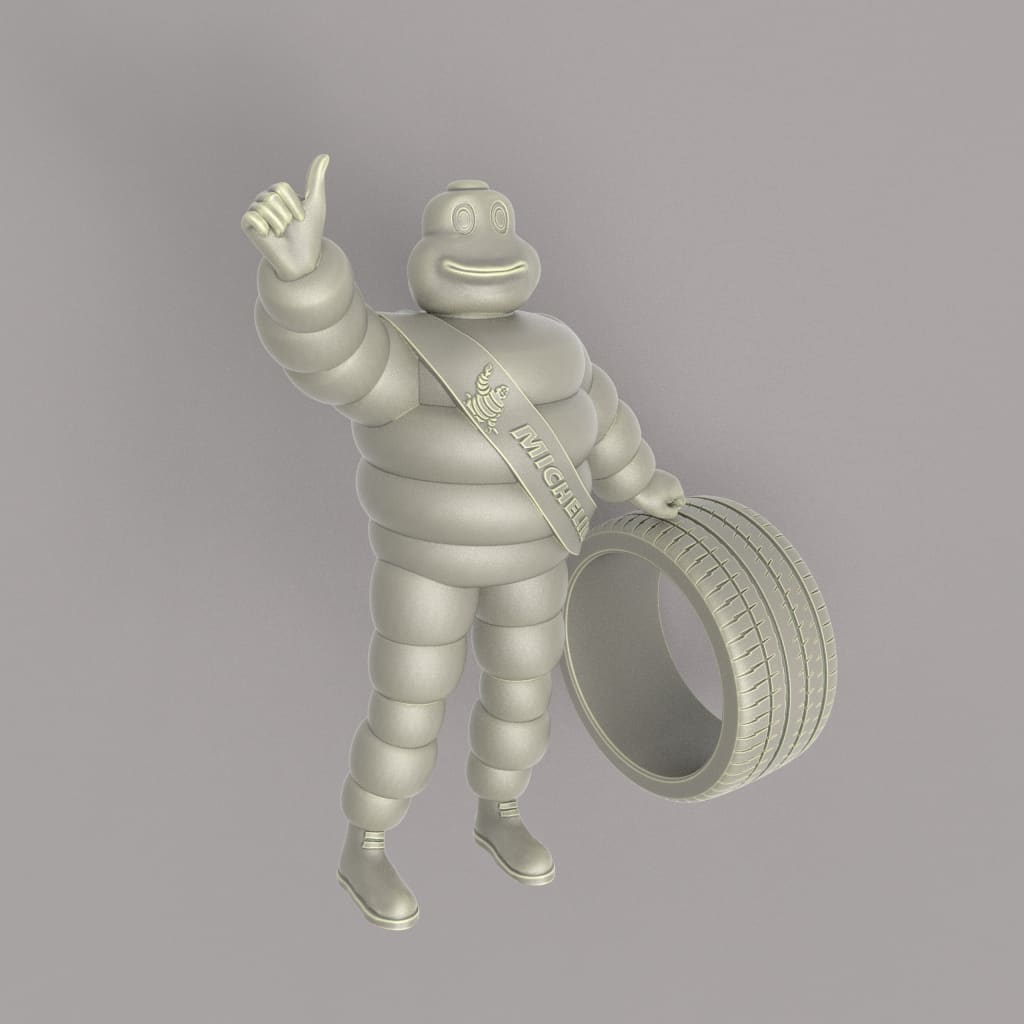 MM900 Michelin Man & Tyre| Scale 3D