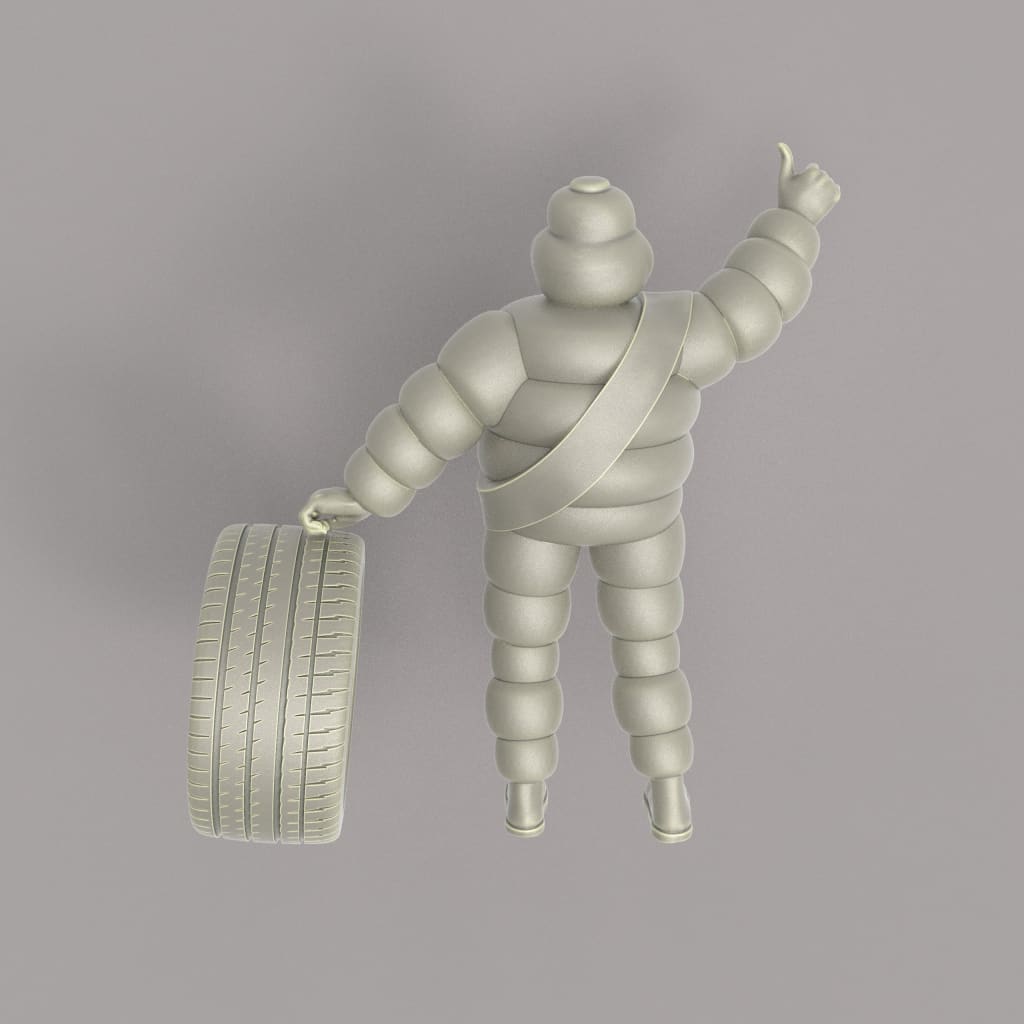 MM900 Michelin Man & Tyre| Scale 3D
