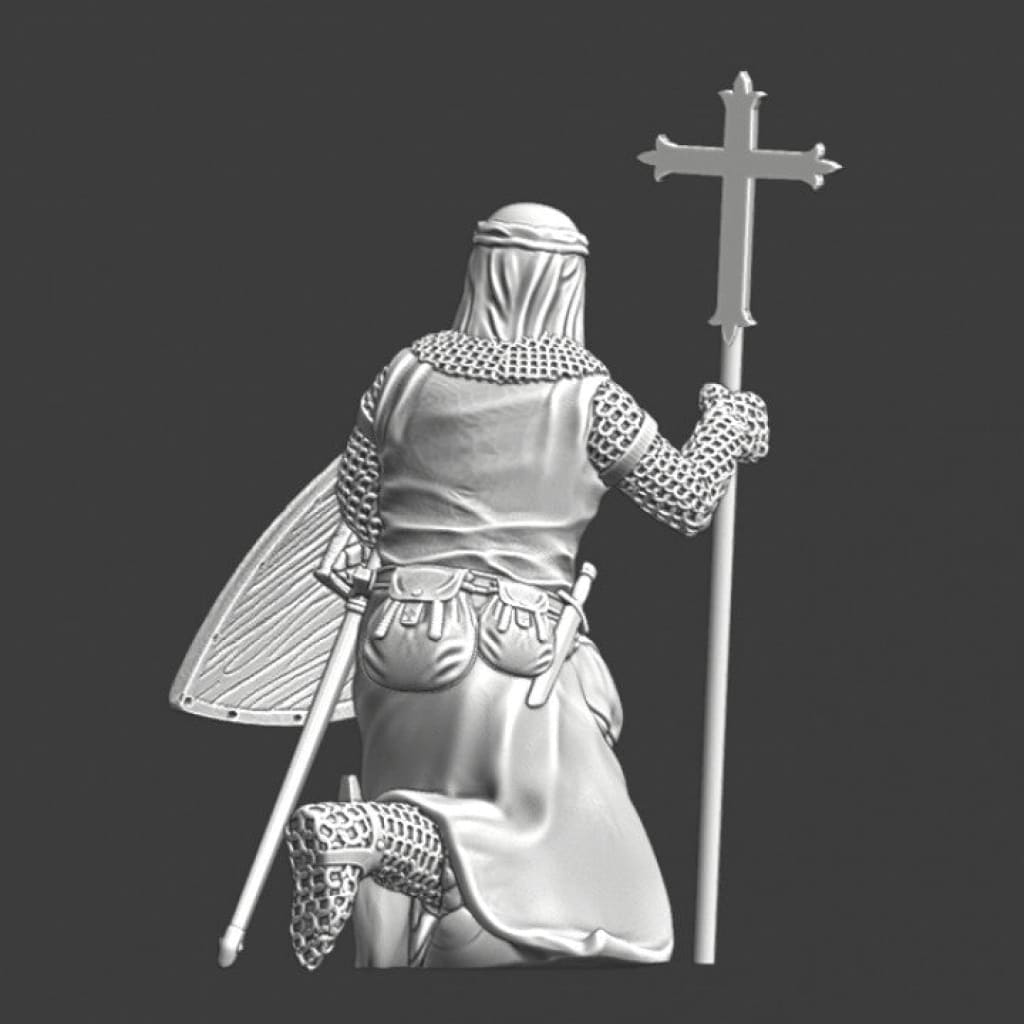 NCM127 Kneeling Knight of the Lazarus Order - Leper Knights| Scale 3D